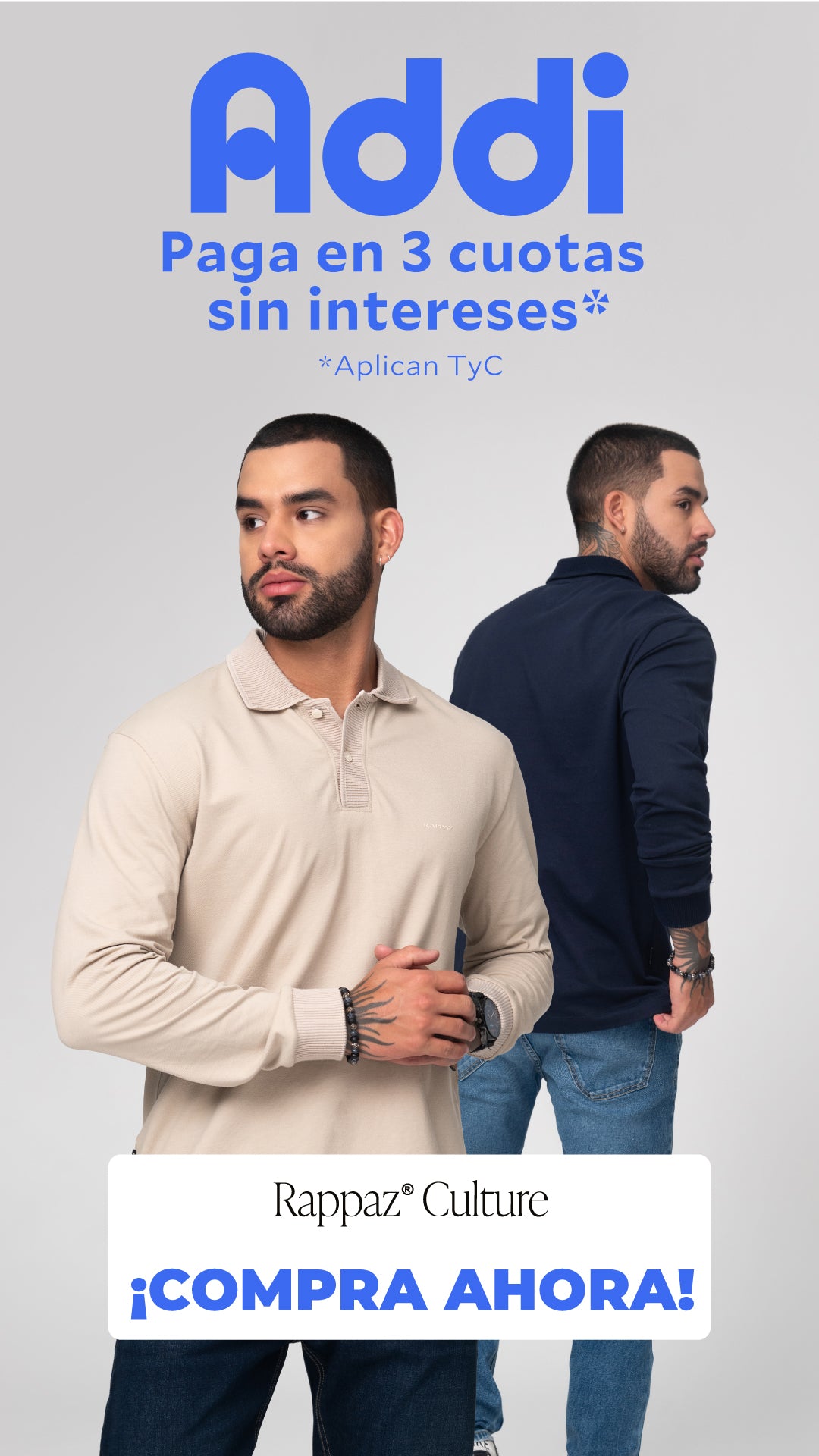 RAPPAZ COLOMBIA | ROPA PARA HOMBRE